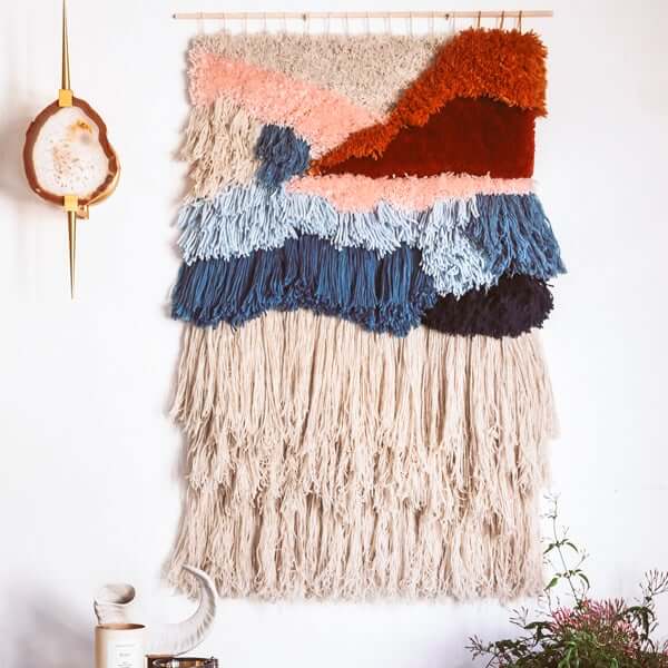 Make a Stunning Latch Hook Wall Hanging - Learn Rag Rugging for ...