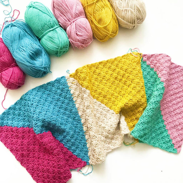 Beyond Beginners Crochet - Crochet Corner to Corner (C2C) Blanket – Tea ...